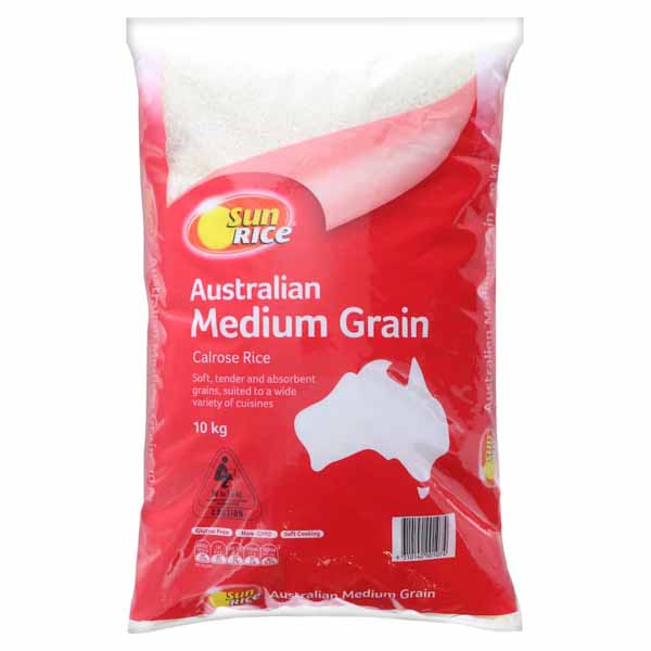 Sunrice Medium Grain 10 kg – Grocery King